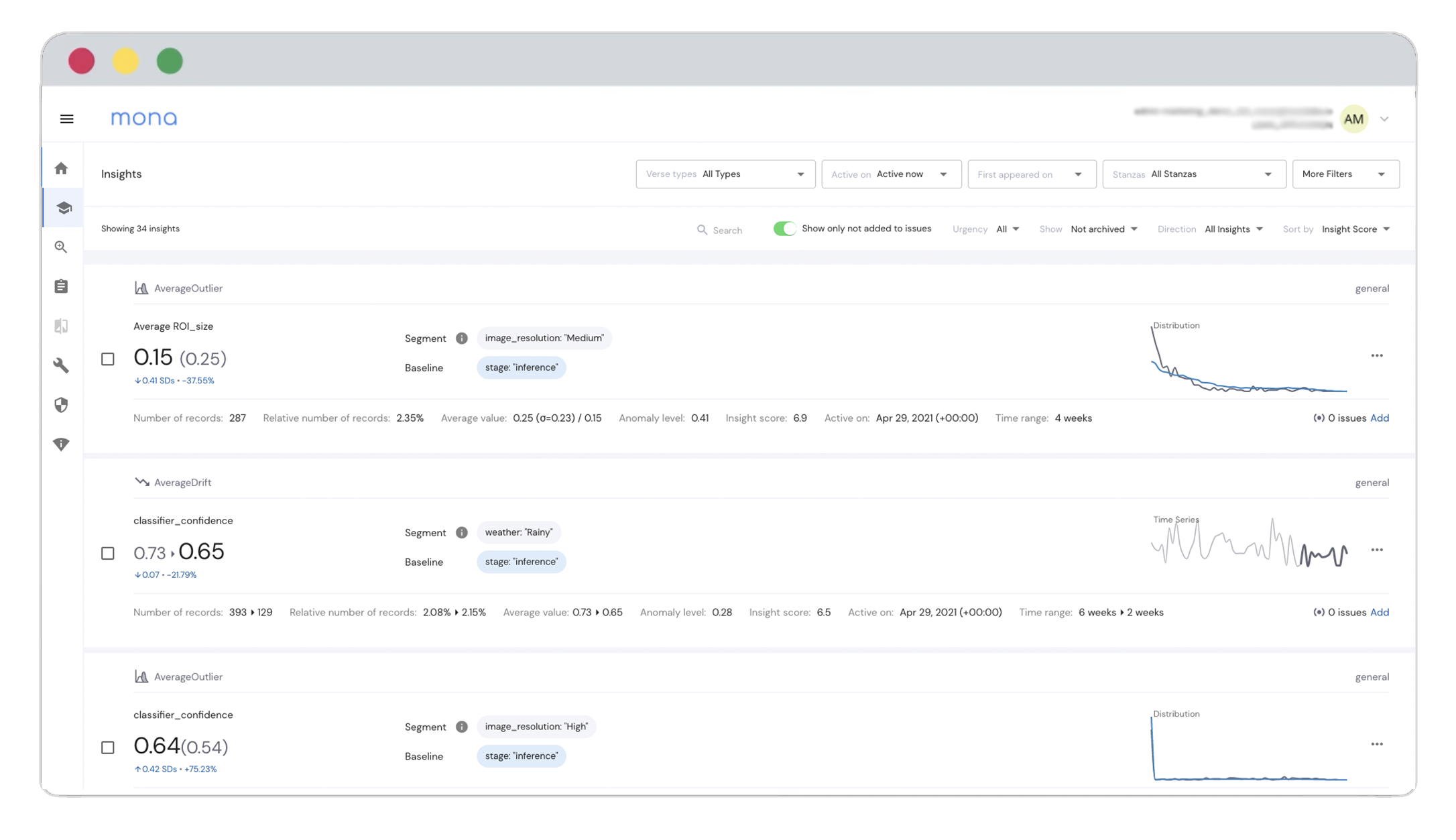 Intelligent Monitoring Solution for Computer Vision Systems | Mona